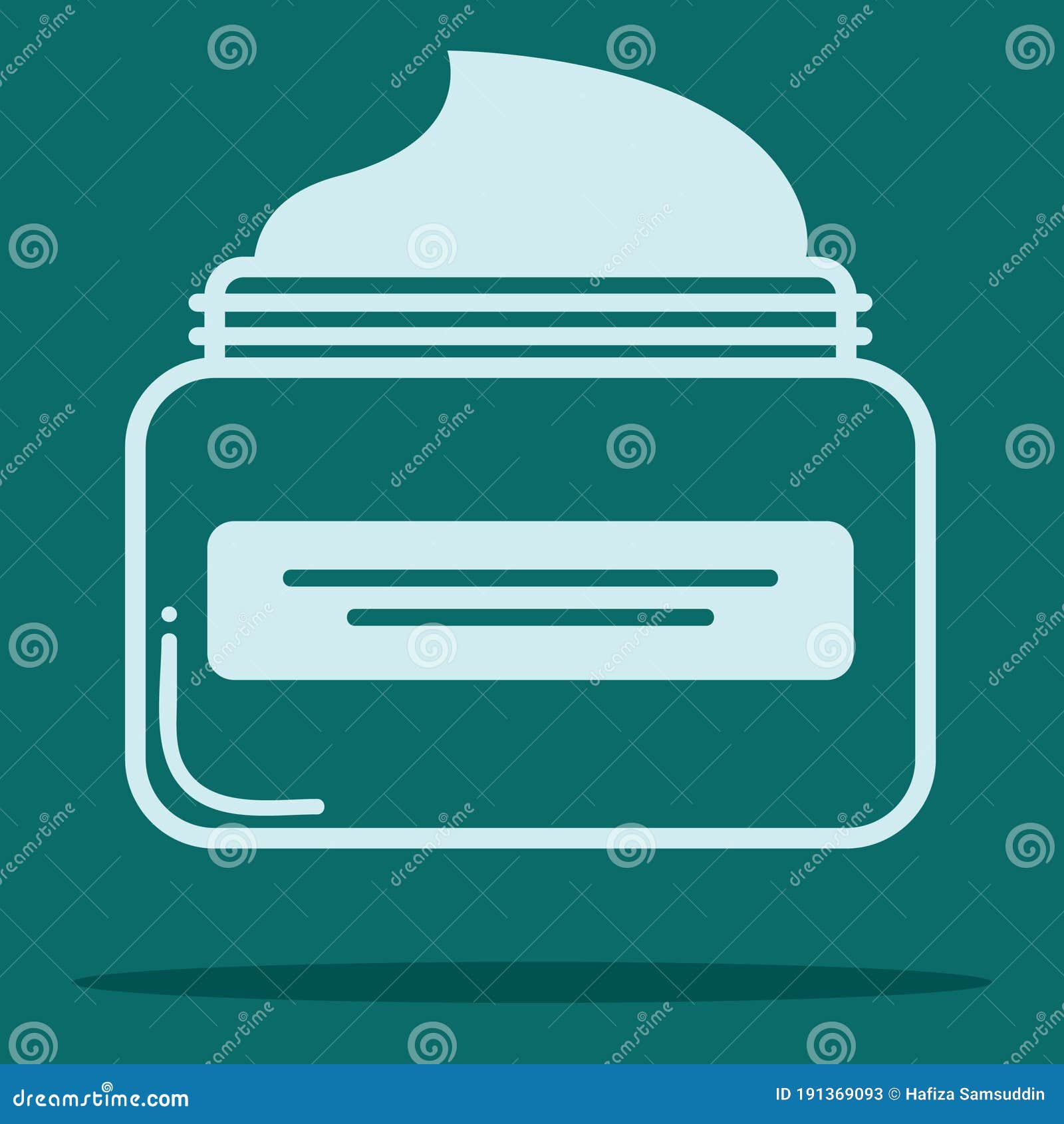 Face Cream. Vector Illustration Decorative Design Stock Vector ...