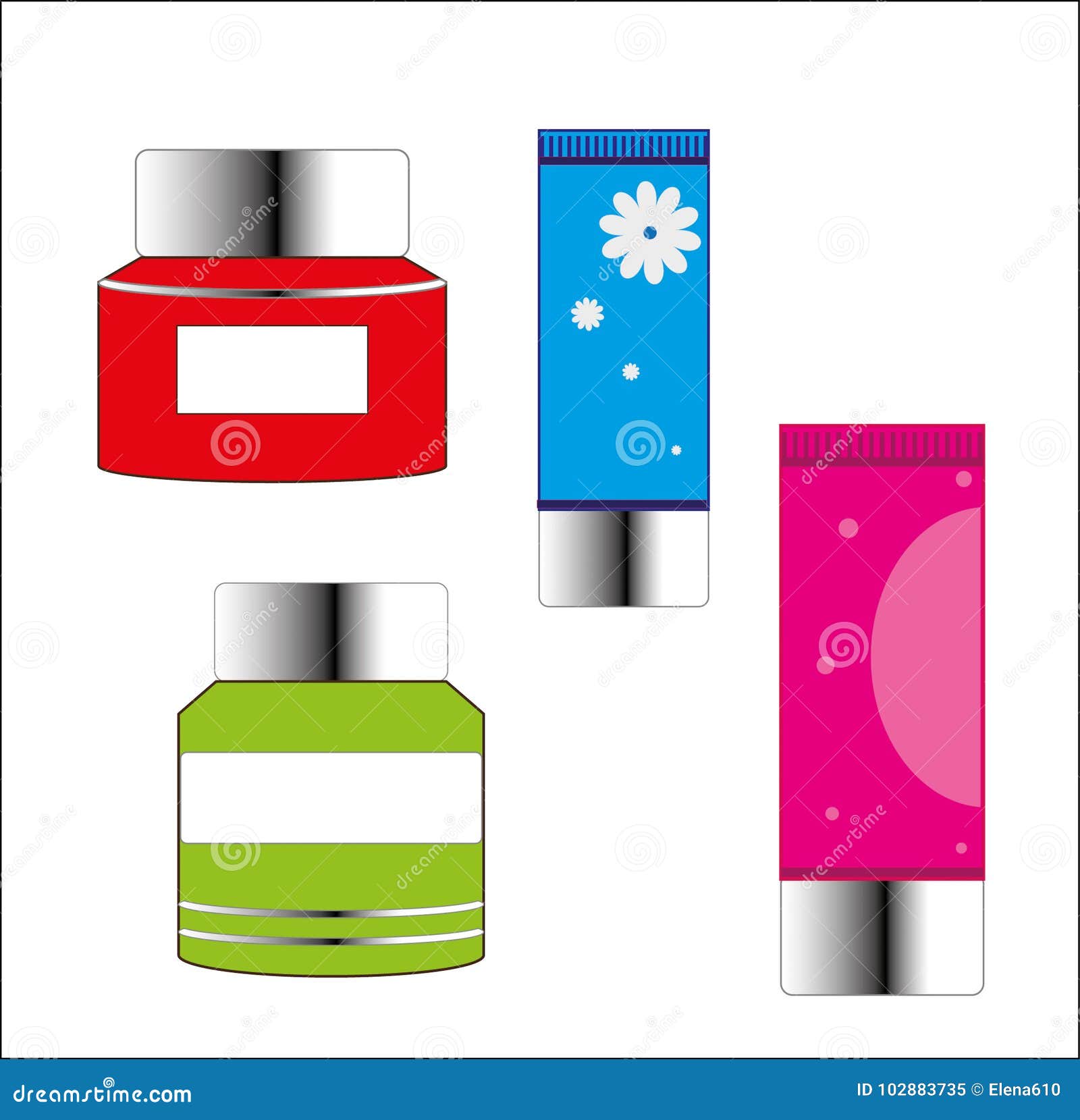 Face cream isolated stock vector. Illustration of beauty - 102883735