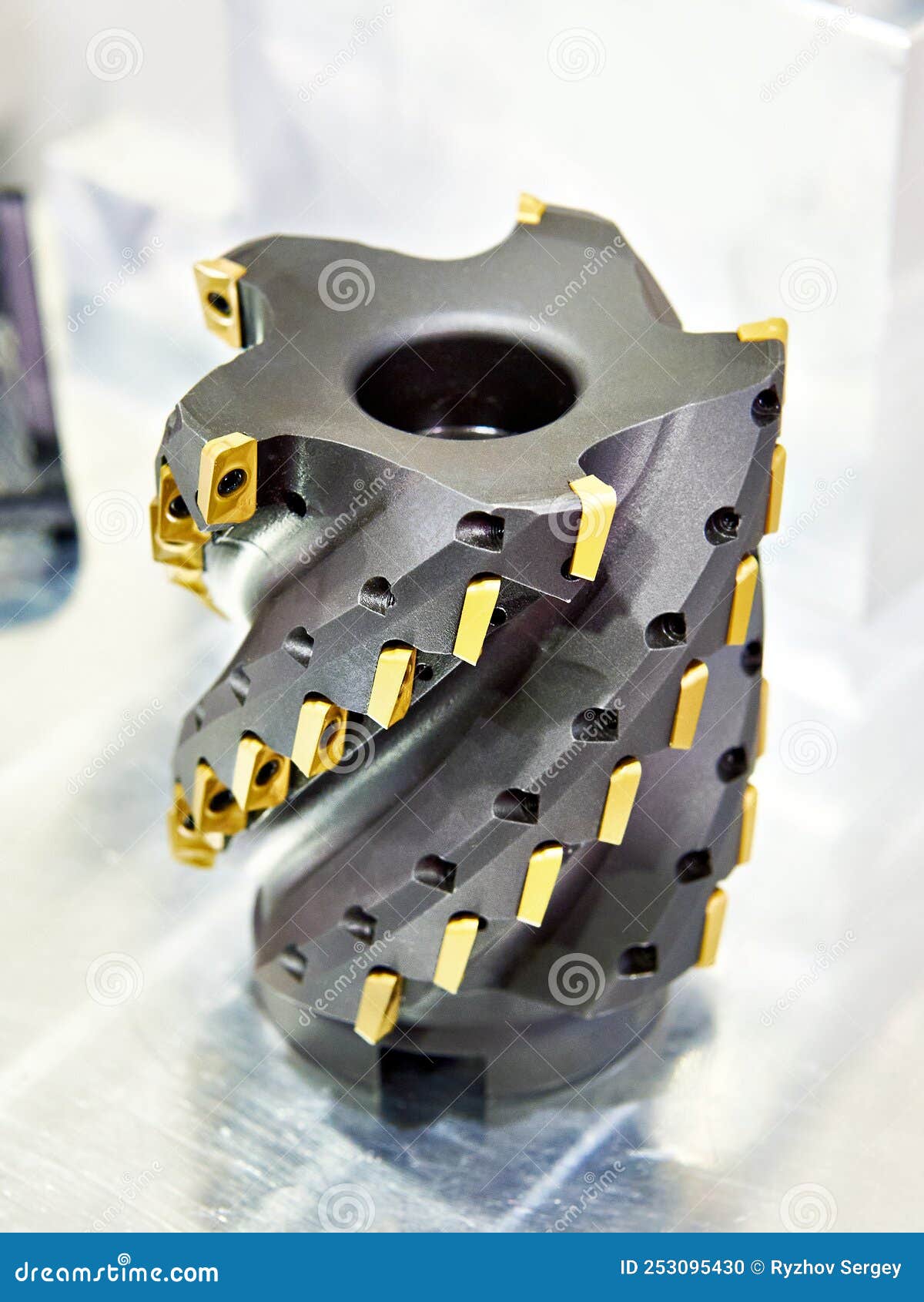 Face cylindrical mill stock photo. Image of face, instrument - 253095430