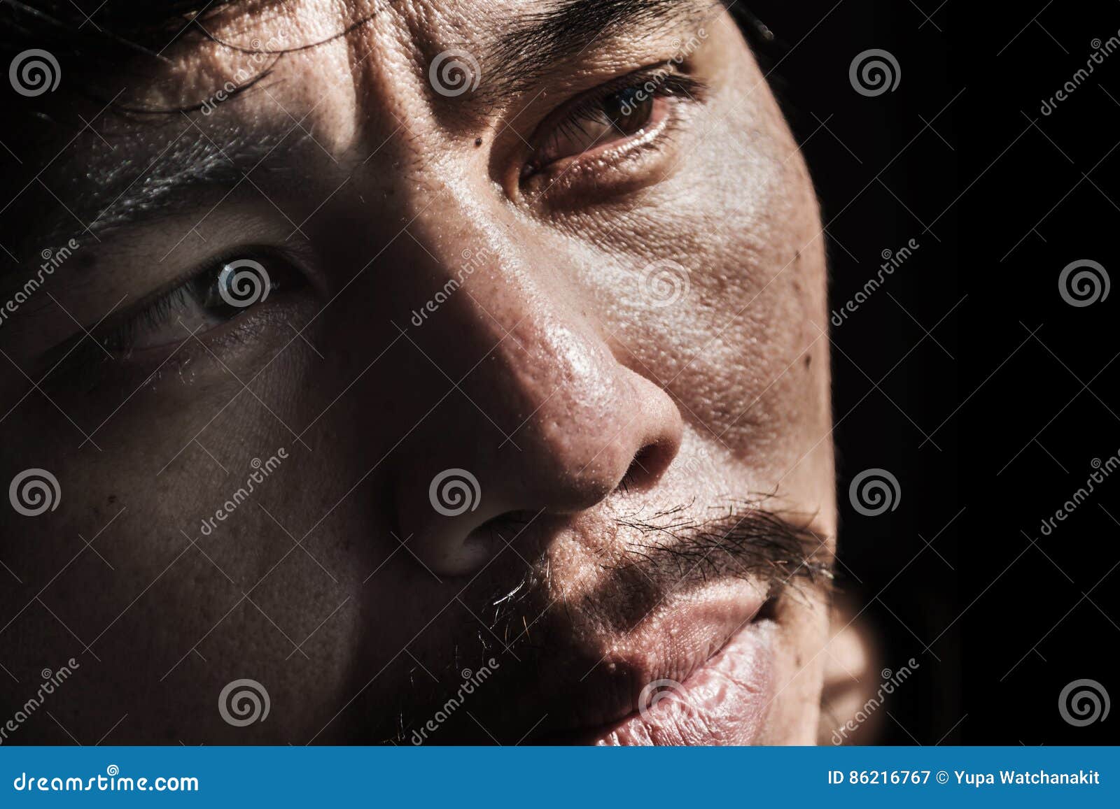 Face of Depressed and Hopeless Man Stock Image - Image of face, sadness ...