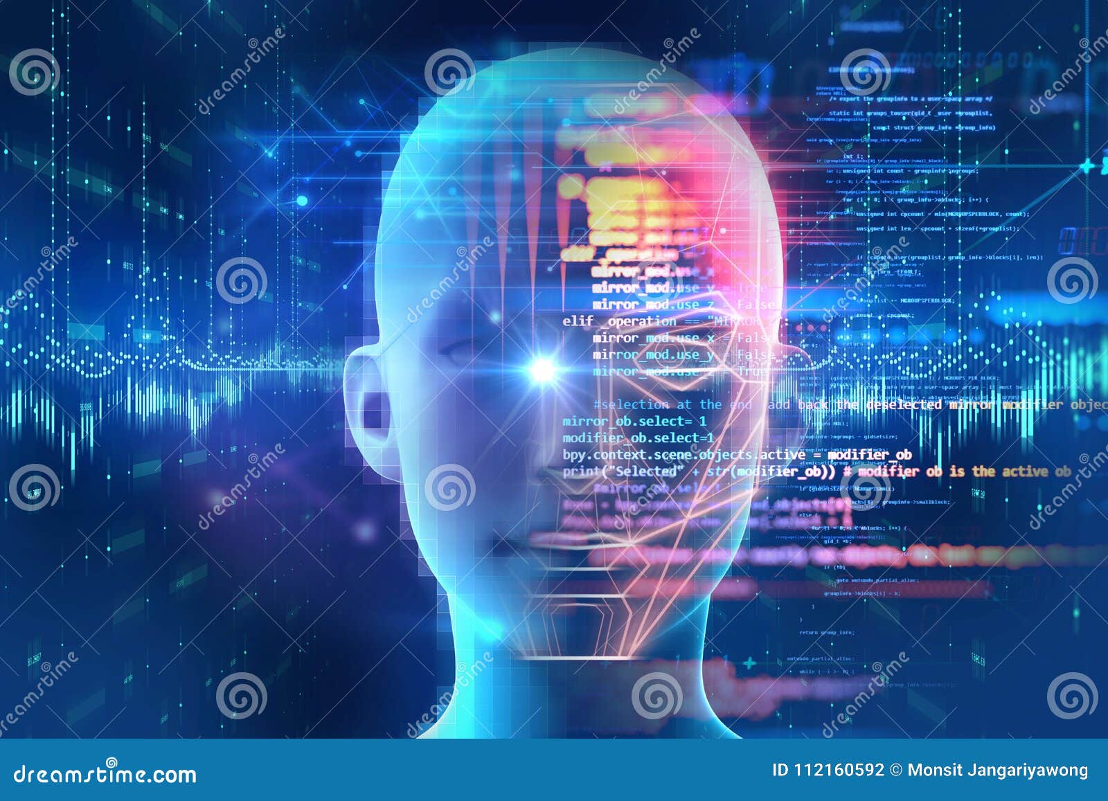Face Detection and Recognition of Digital Human 3d Illustration. Stock ... Face Detection and Recognition of Digital Human 3d Illustration. Stock ...
