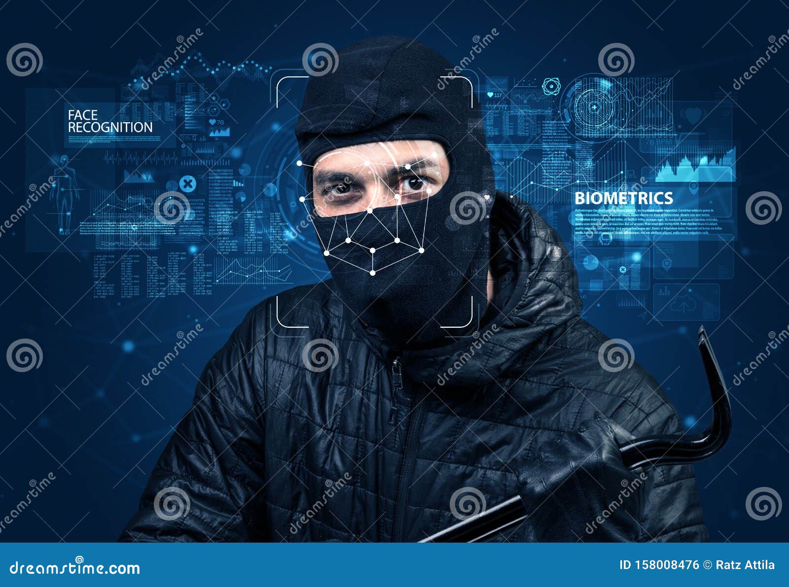 Face Detection and Recognition Stock Photo - Image of identify ...