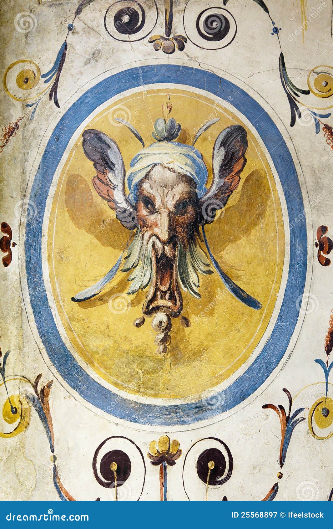 Face of devil stock image. Image of pattern, landmark - 25568897