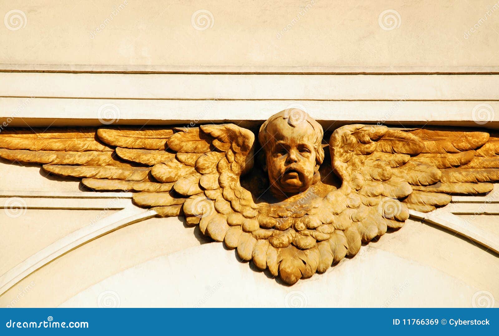 Face do anjo imagem de stock. Imagem de medieval, envelhecido - 11766369