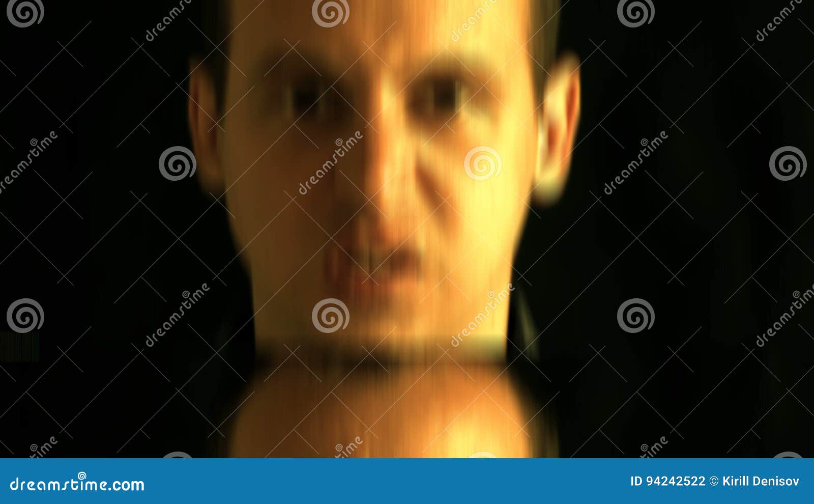 The Face of Evil Men Distorted Random Characters. Concept: a Glitch in ...