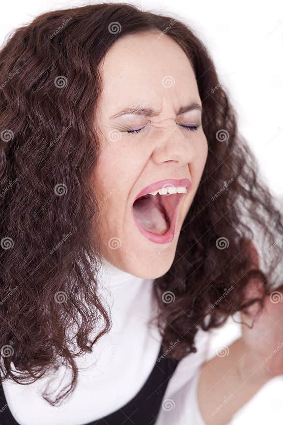 Face Expression - Screaming Stock Photo - Image of grief, distress ...