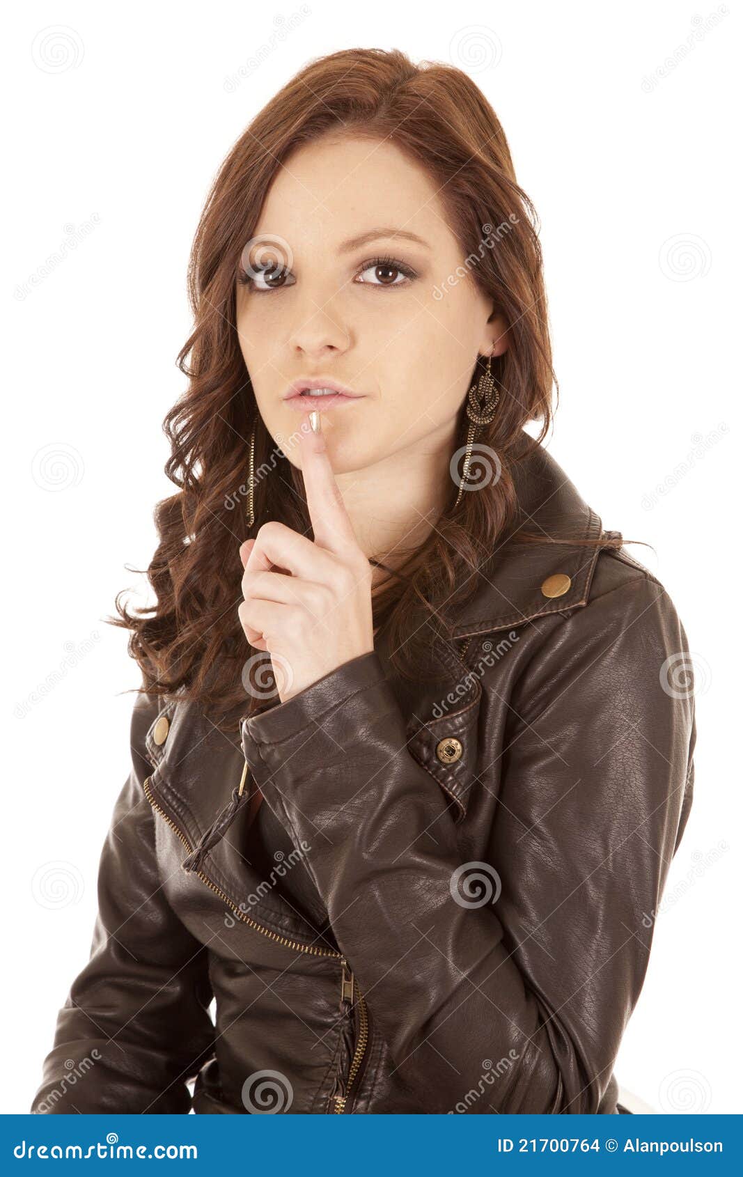 Face Expression Woman Quiet Stock Photo - Image of fresh, female: 21700764