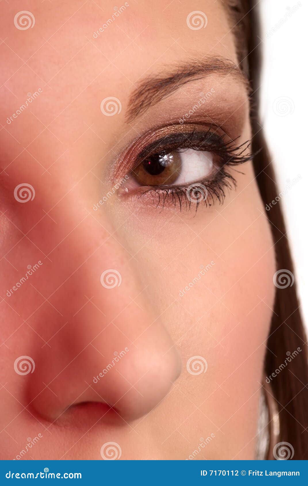 Face eye nose stock photo. Image of caucasian, blink, eyes - 7170112