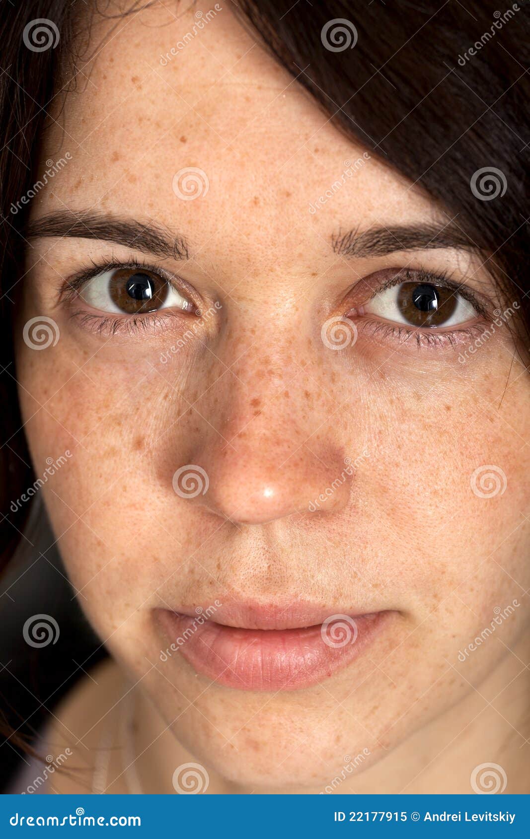 Face with freckles stock image. Image of face, adult - 22177915