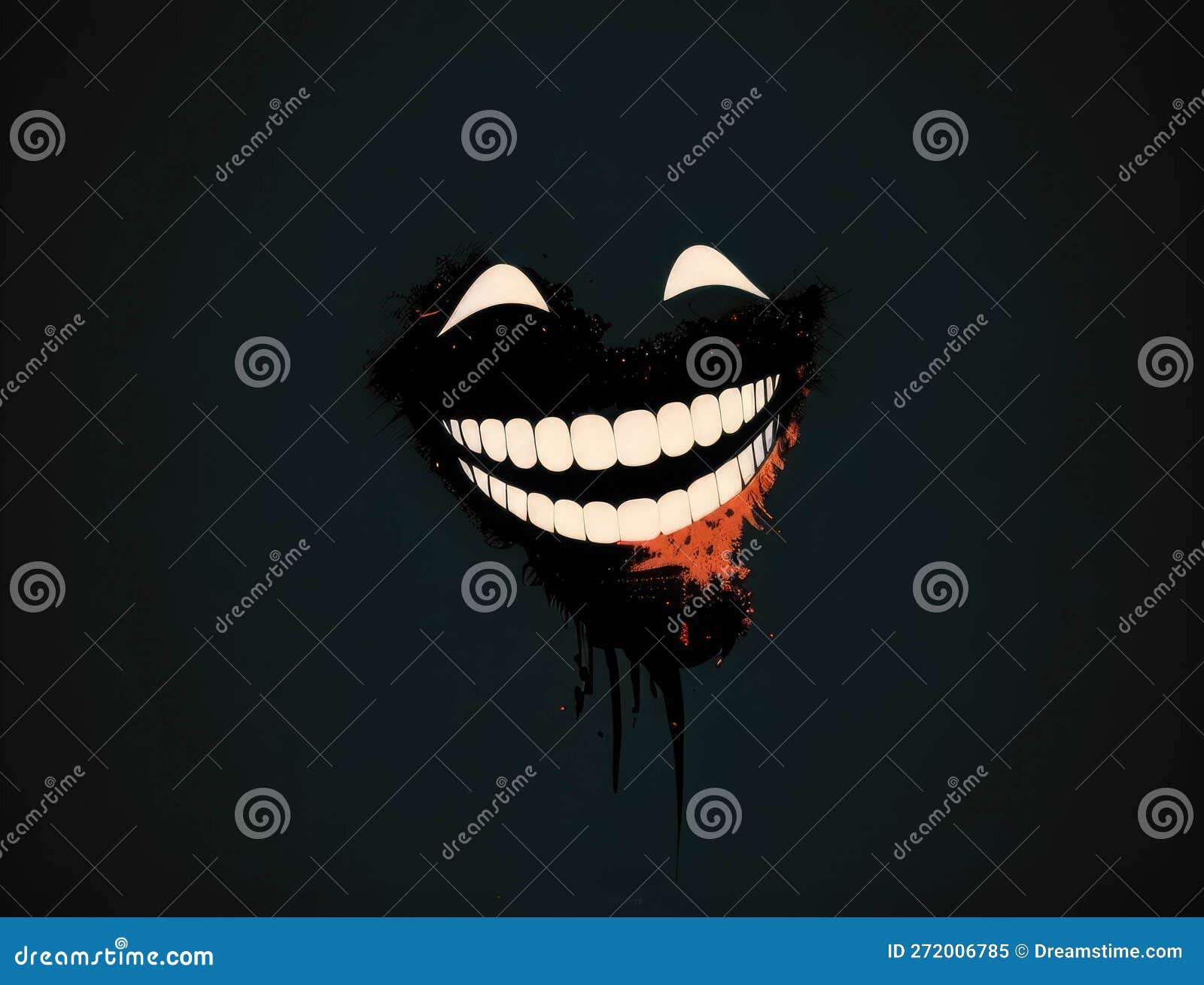 A Face Full of Laughter. AI Generation Stock Illustration ...