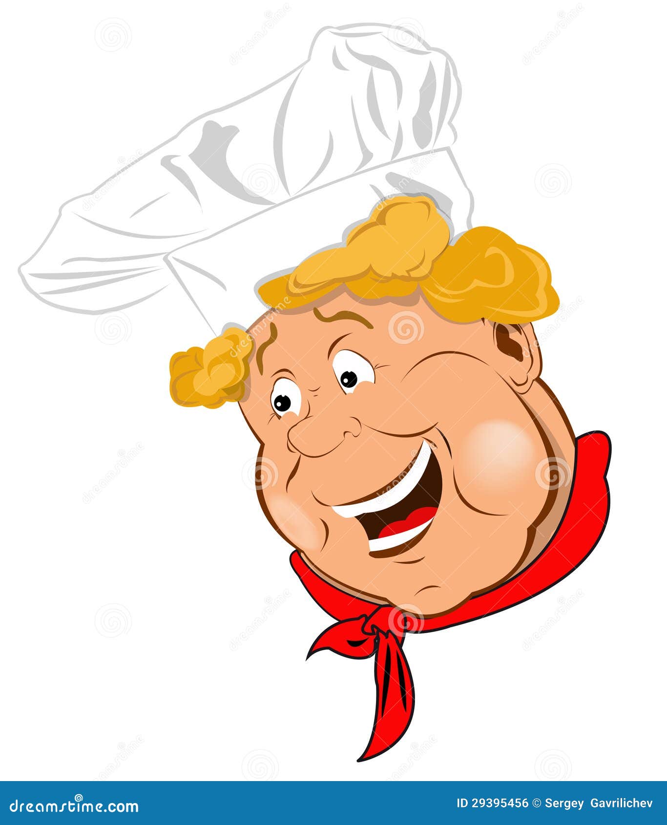 Face funny Chef stock illustration. Illustration of delicious - 29395456