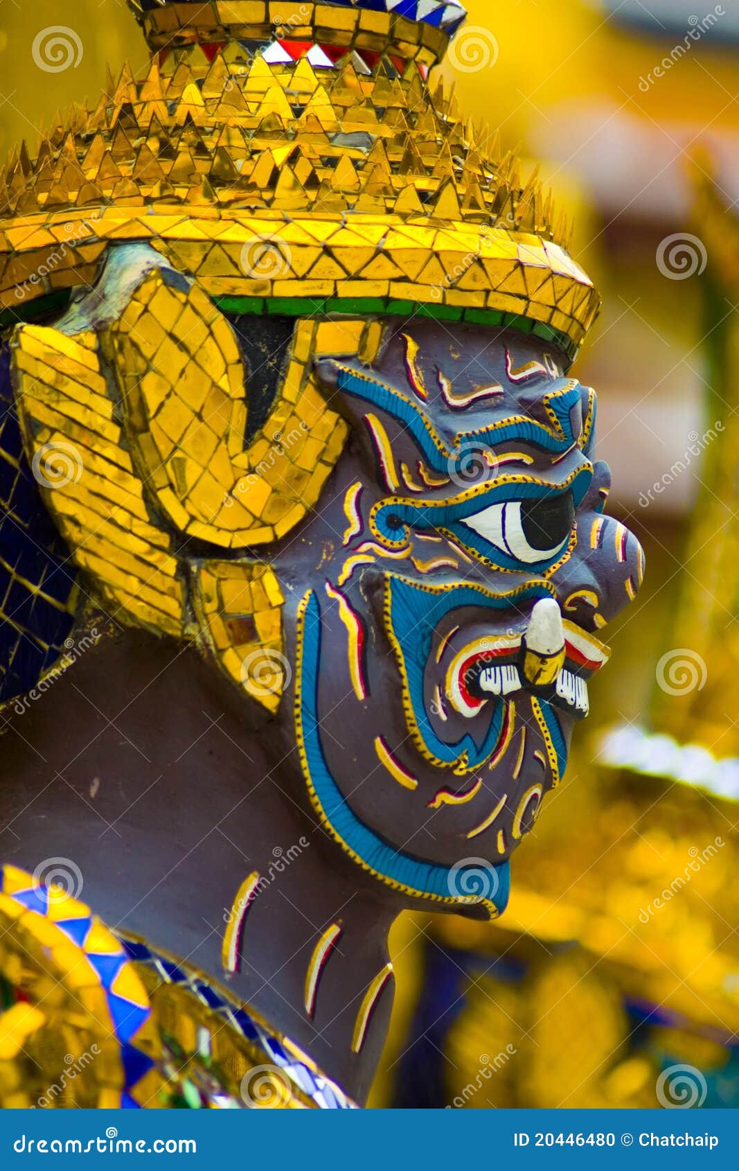 Face of Garuda sculpture stock photo. Image of oriental - 20446480