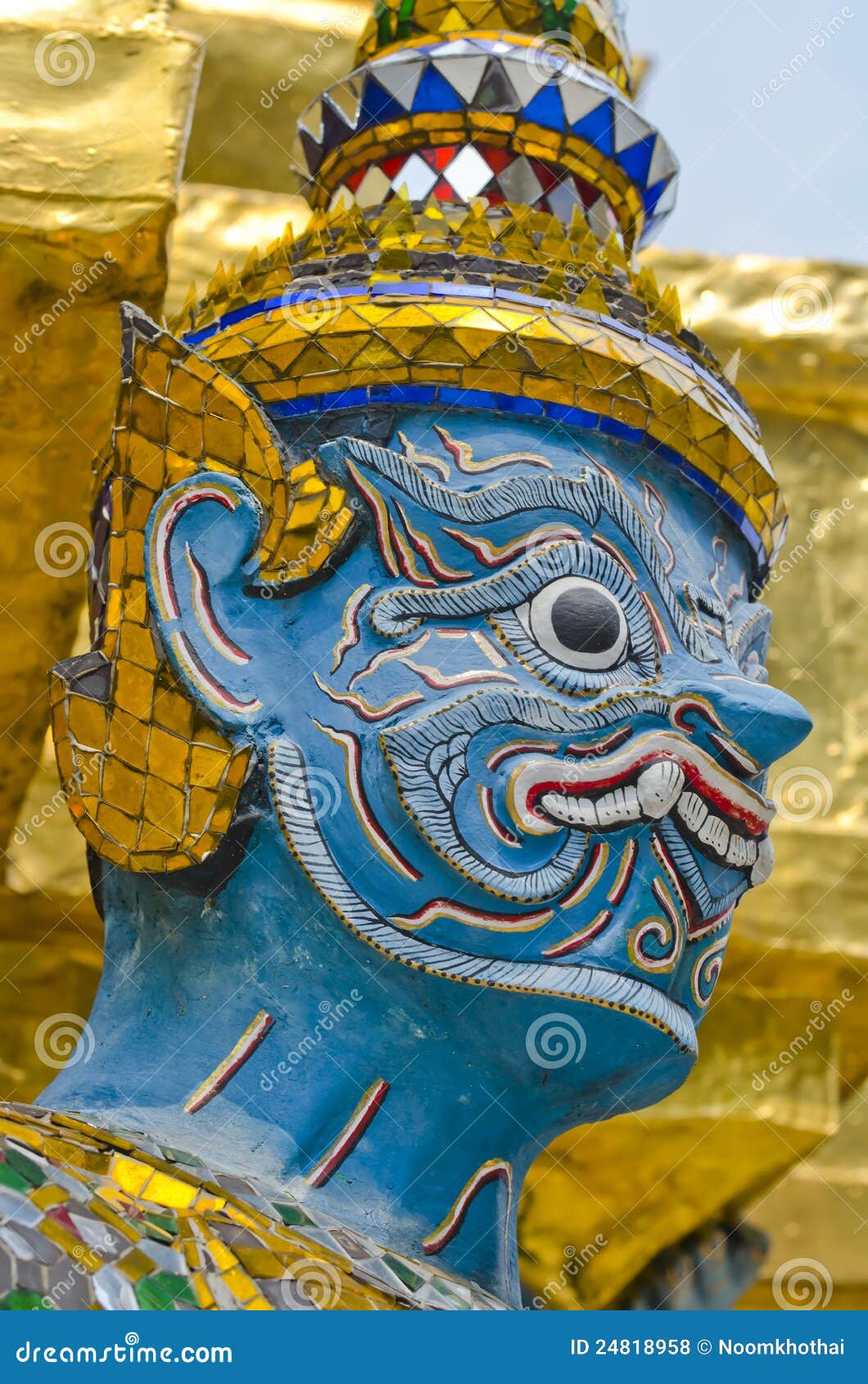 Face of the giant. stock photo. Image of face, ornaments - 24818958