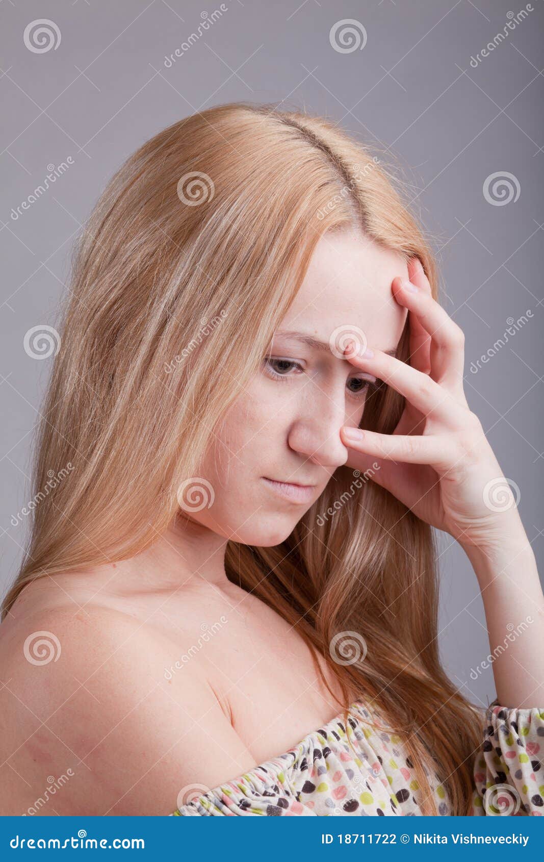 Face of girl stock photo. Image of caucasian, woman, closeup - 18711722