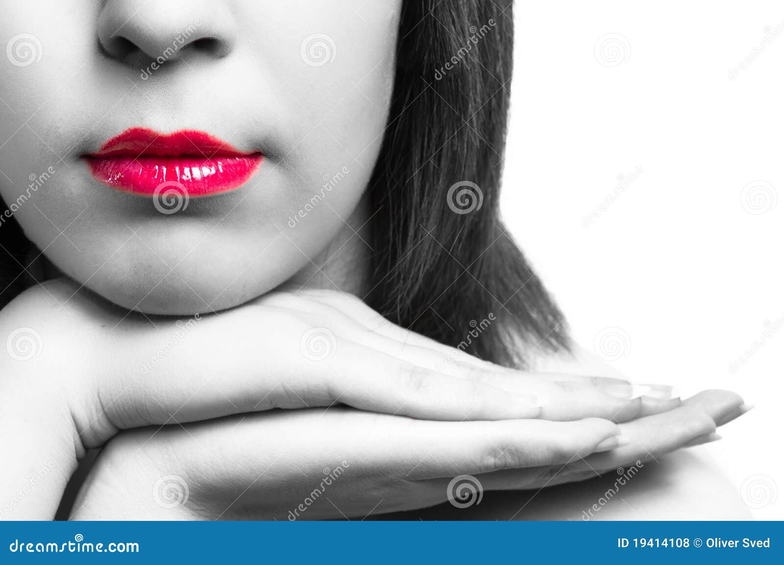 Face of a girl stock photo. Image of close, beauty, temptation - 19414108