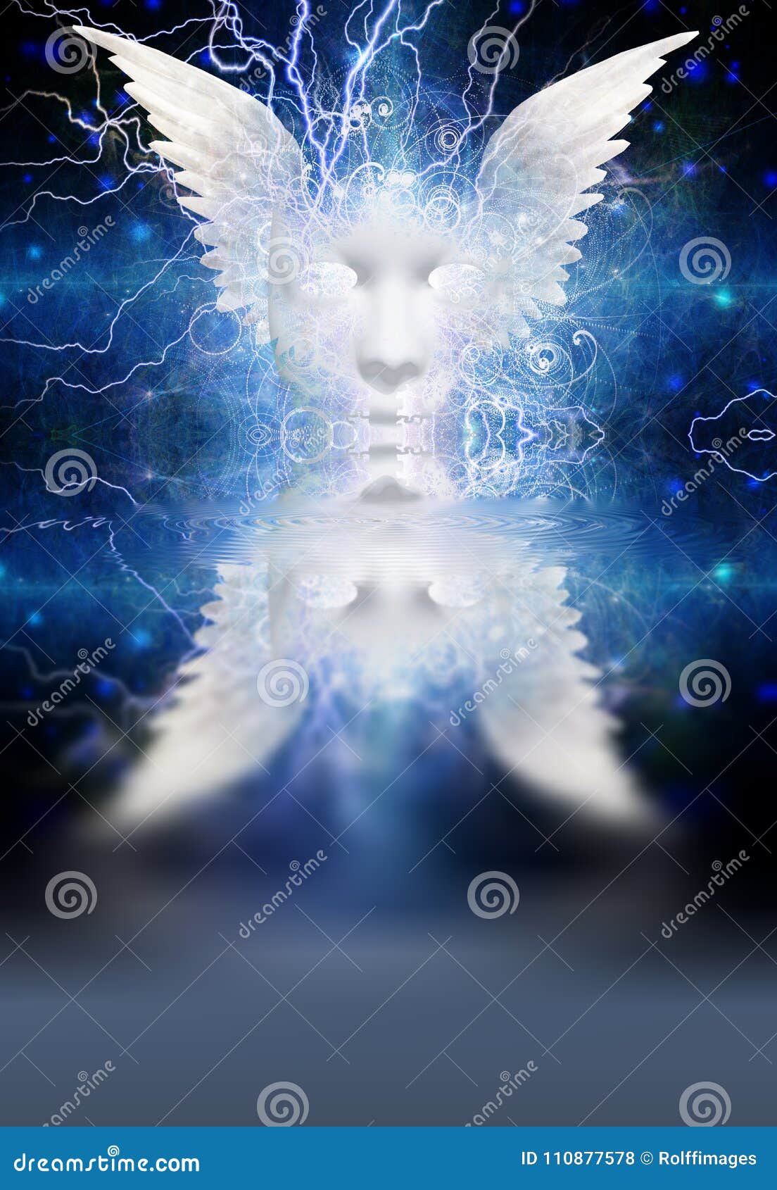 Face of God stock illustration. Illustration of icon - 110877578