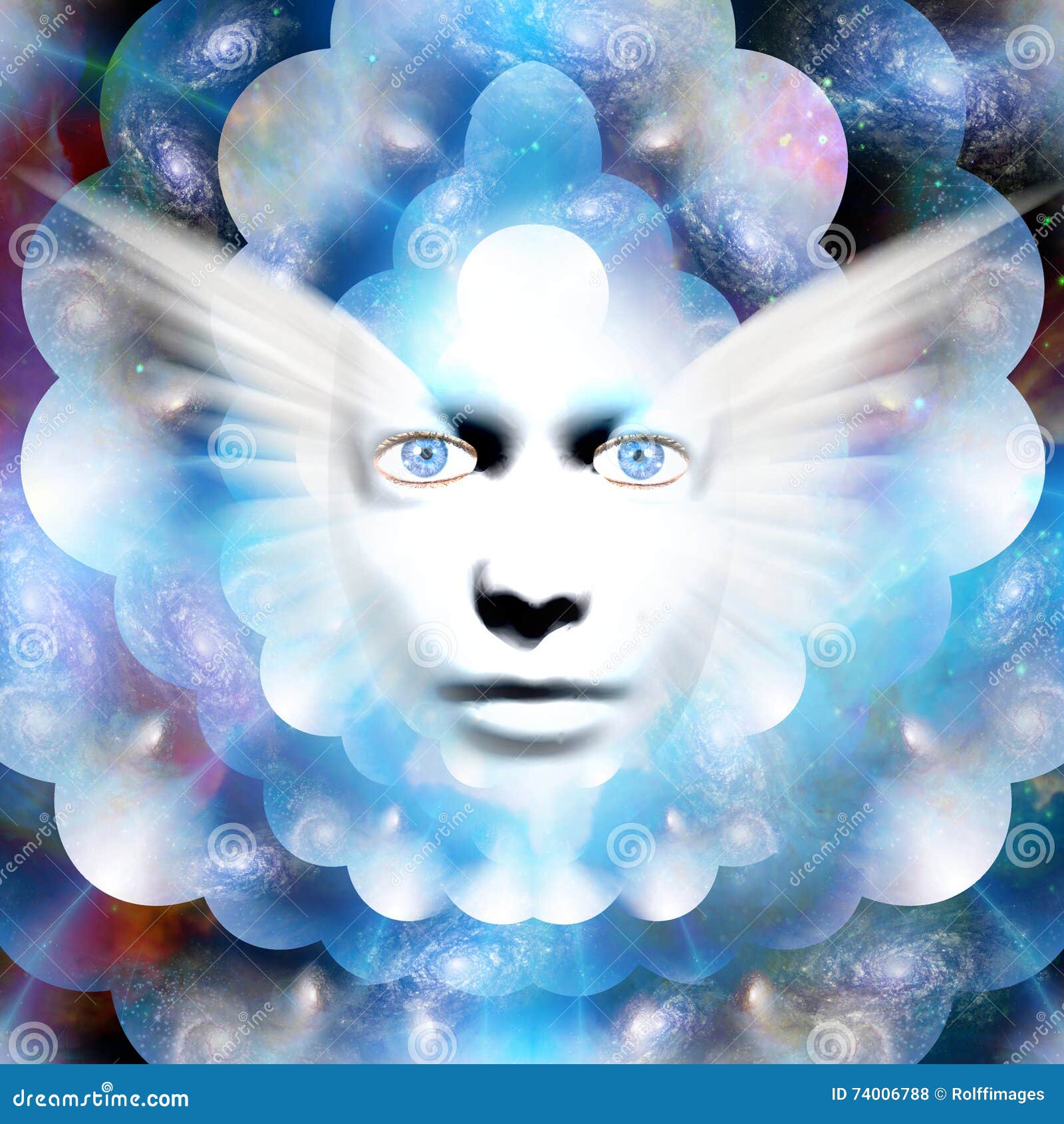 The face of God stock illustration. Illustration of eternity - 74006788