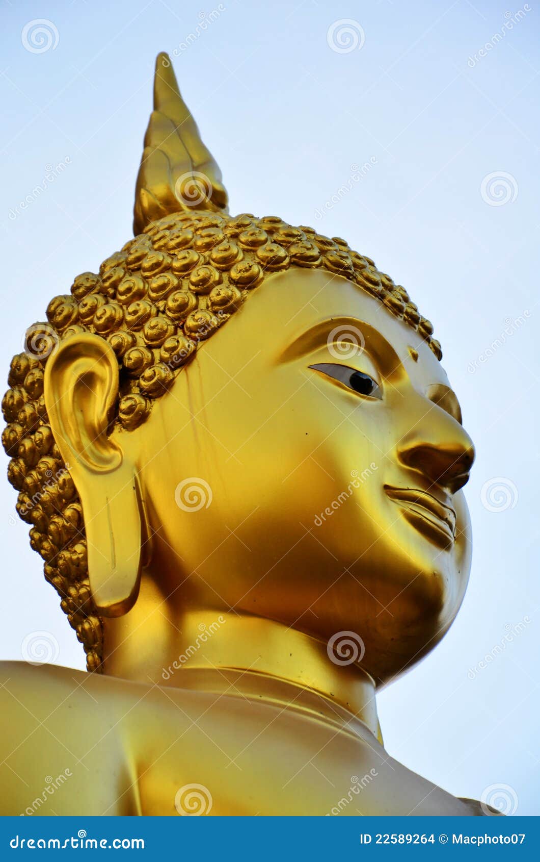 Face Of Budda Statue Stock Image | CartoonDealer.com #34795345