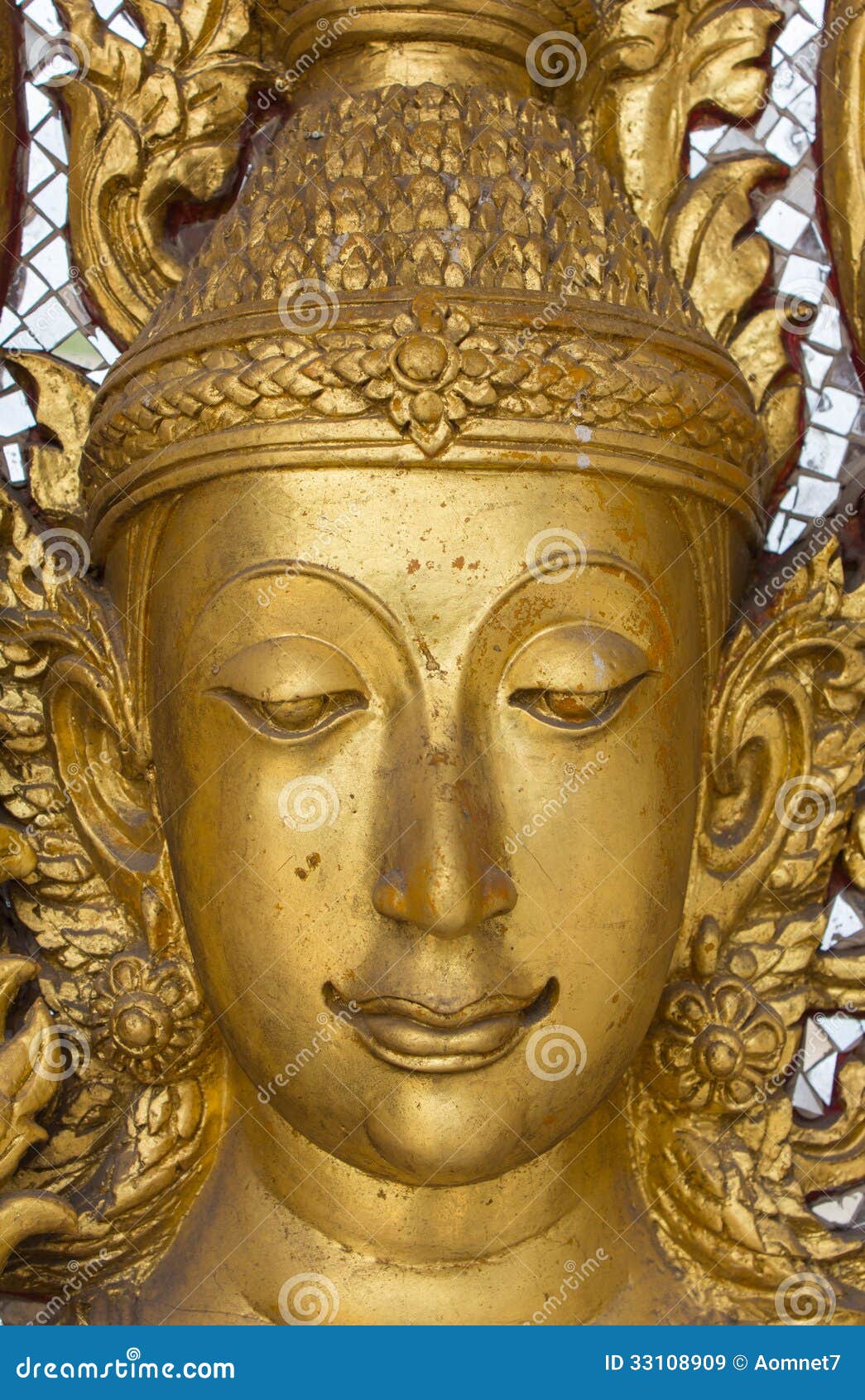 Face Of Budda Statue Stock Image | CartoonDealer.com #34795345