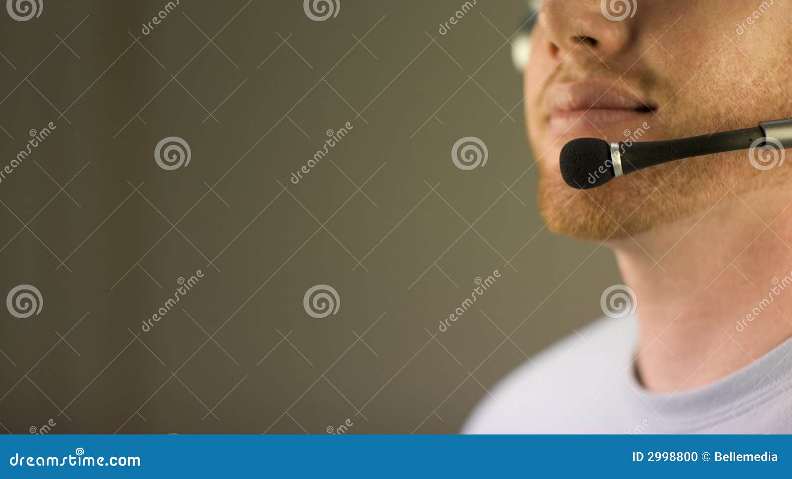 Face with headset stock photo. Image of headset, appearance - 2998800