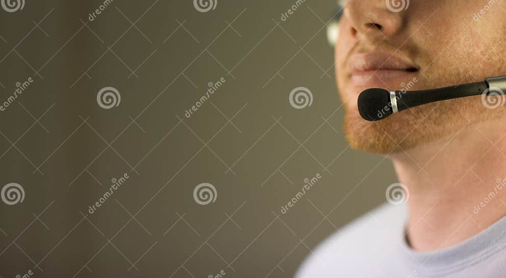 Face with headset stock photo. Image of headset, appearance - 2998800