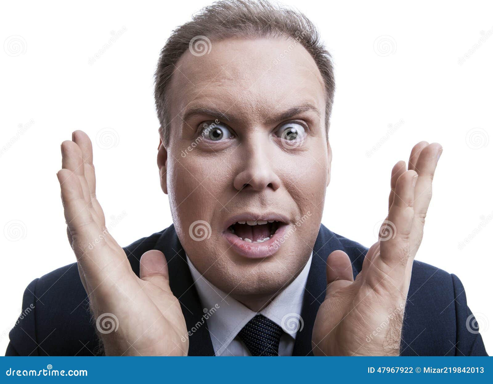 Face horrified man stock photo. Image of face, danger - 47967922