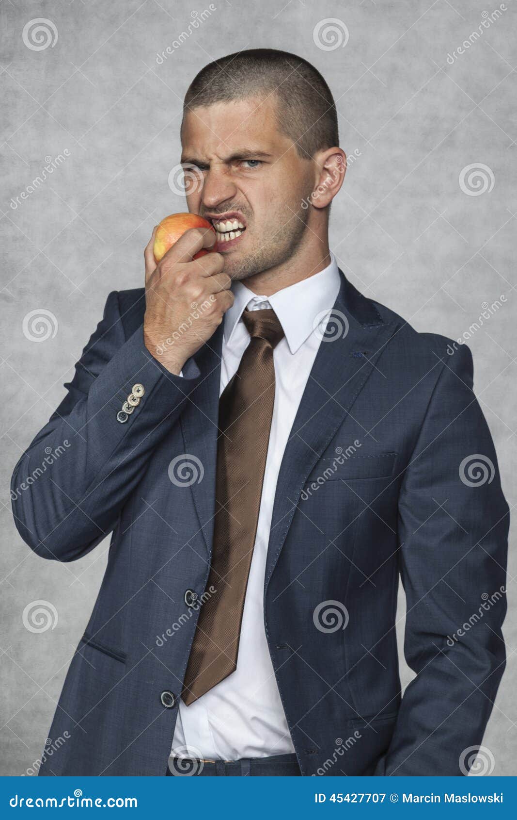 Face a hungry man stock image. Image of closeup, idea - 45427707