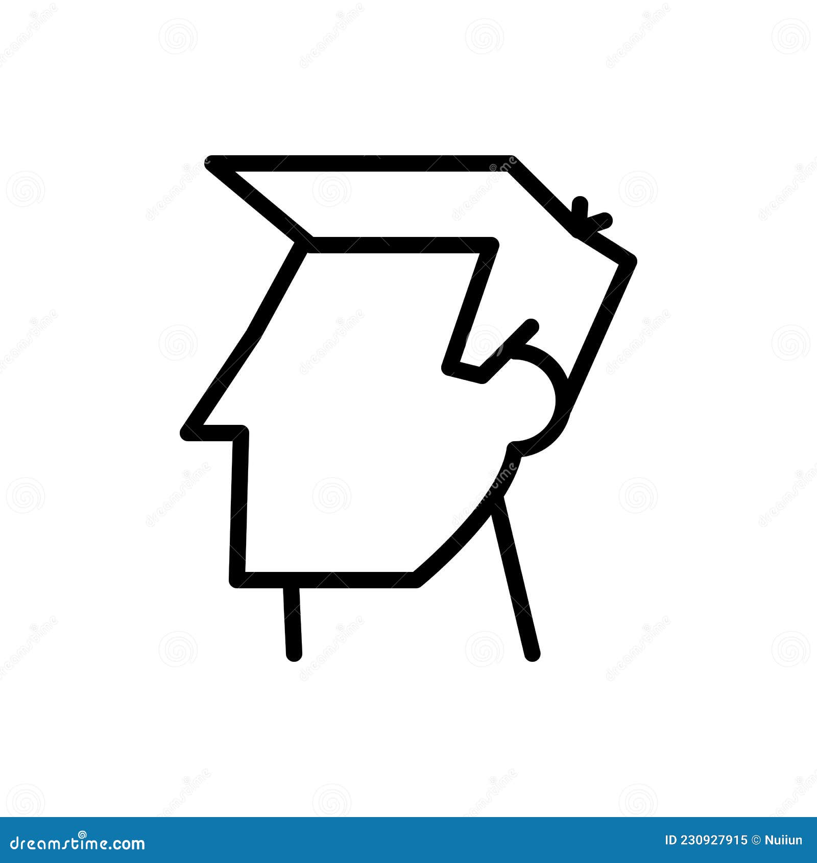 Face Icon, Head Icon Vector Illustration Stock Vector - Illustration of ...