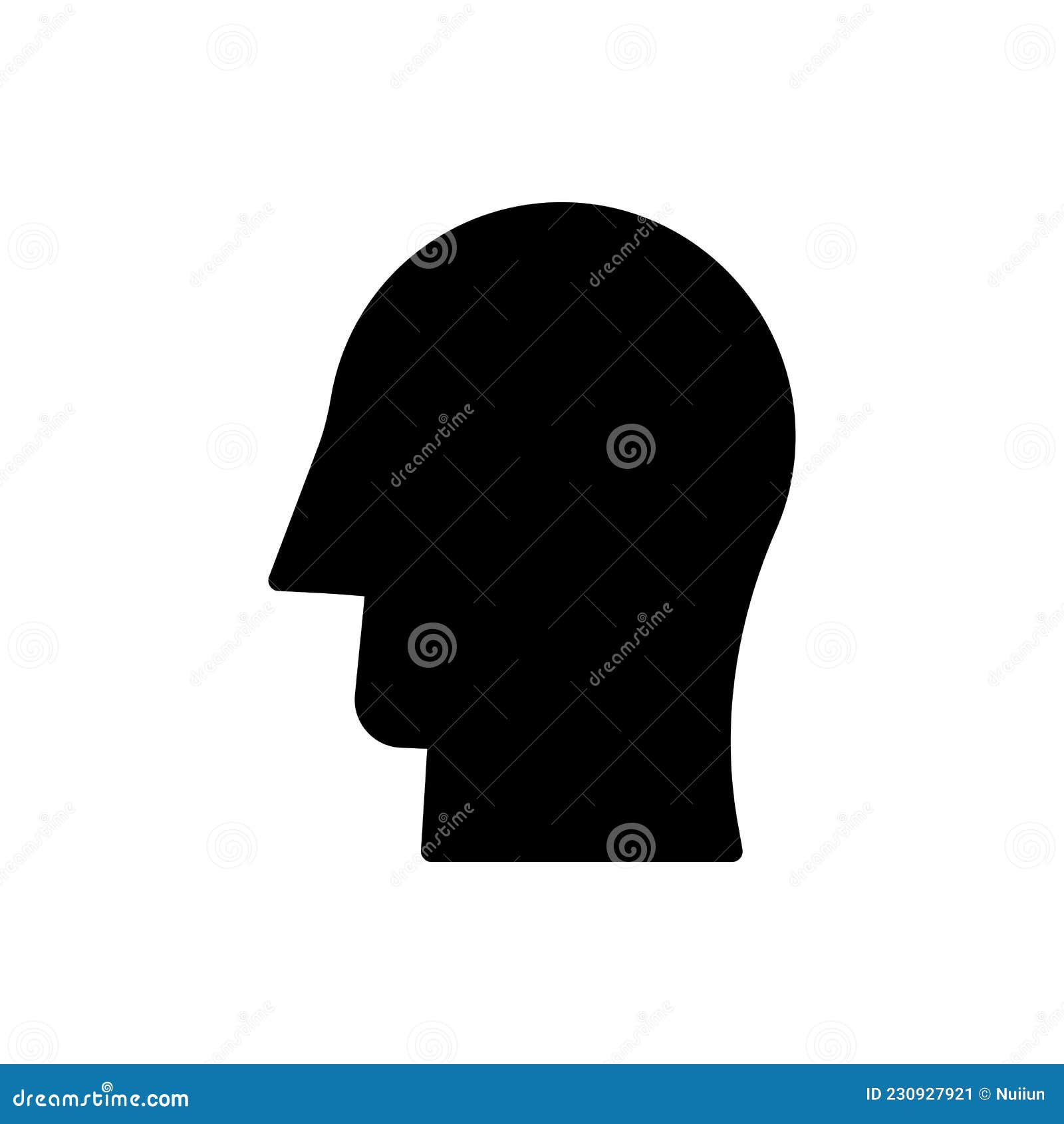 Face Icon, Head Icon Vector Illustration Stock Vector - Illustration of ...