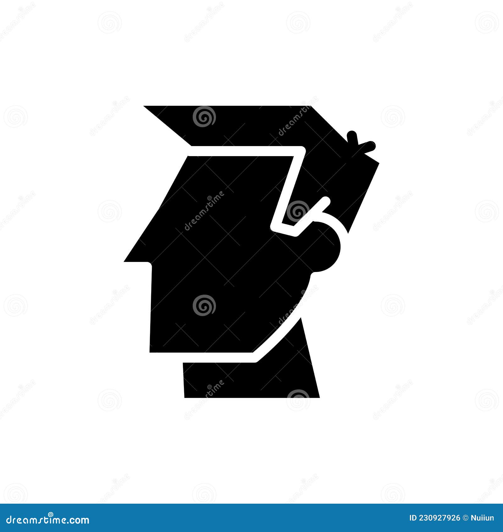 Face Icon, Head Icon Vector Illustration Stock Vector - Illustration of ...