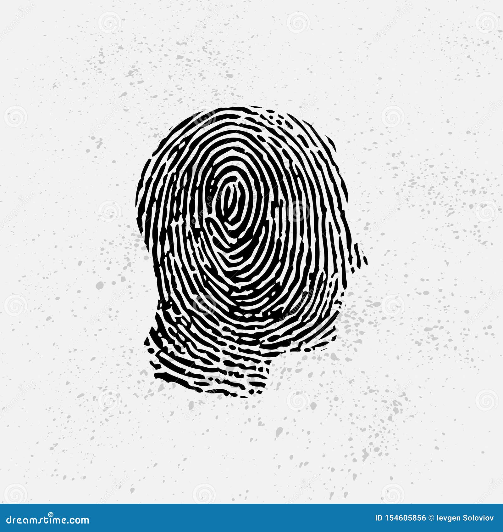 Face ID Background with Fingerprint Stock Vector - Illustration of ...