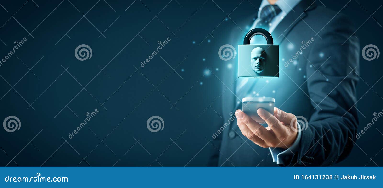 Face Identification Smart Phone Unlock Stock Photo - Image of biometric ...