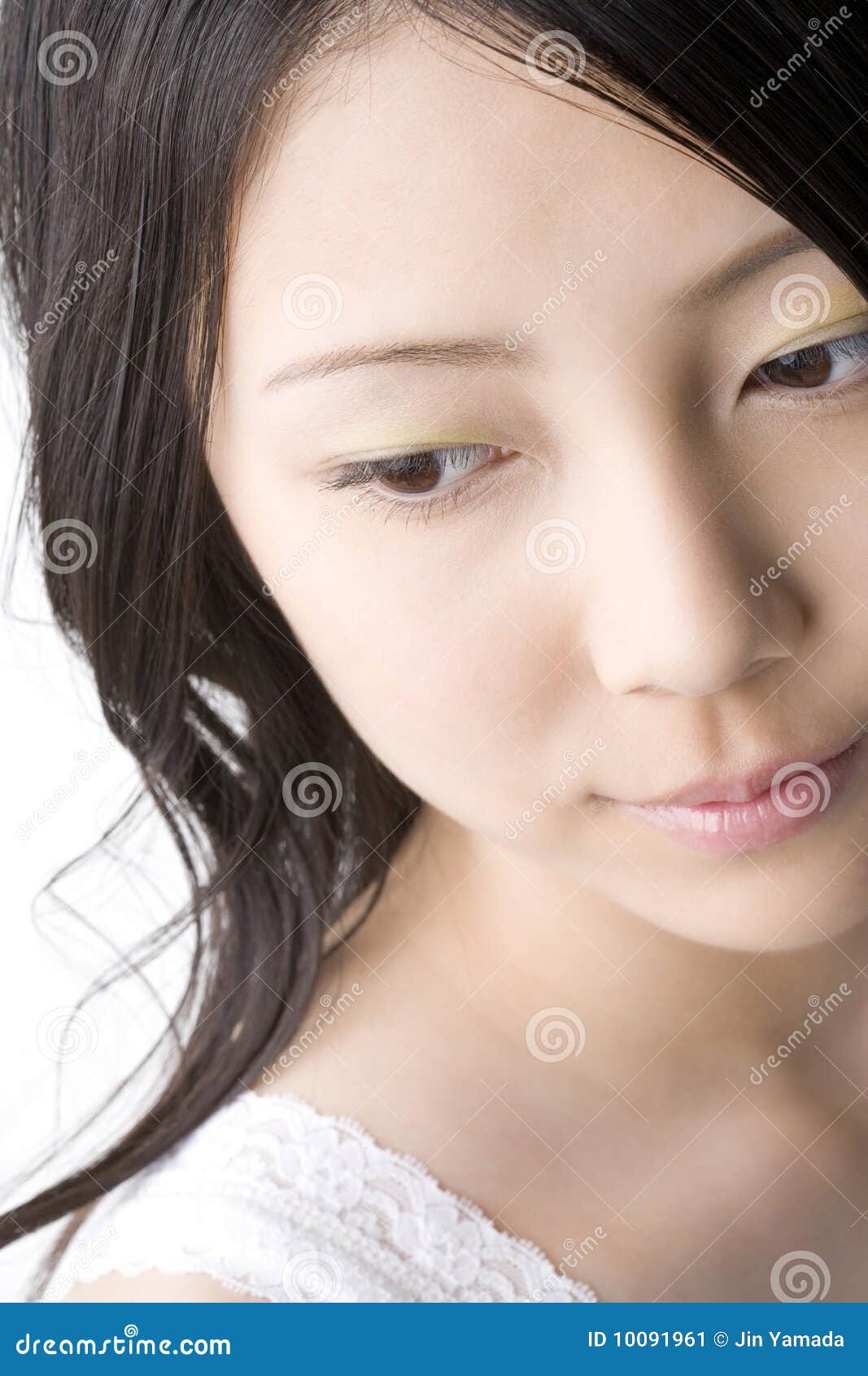 Face of Japanese woman stock image. Image of female, japanese - 10091961