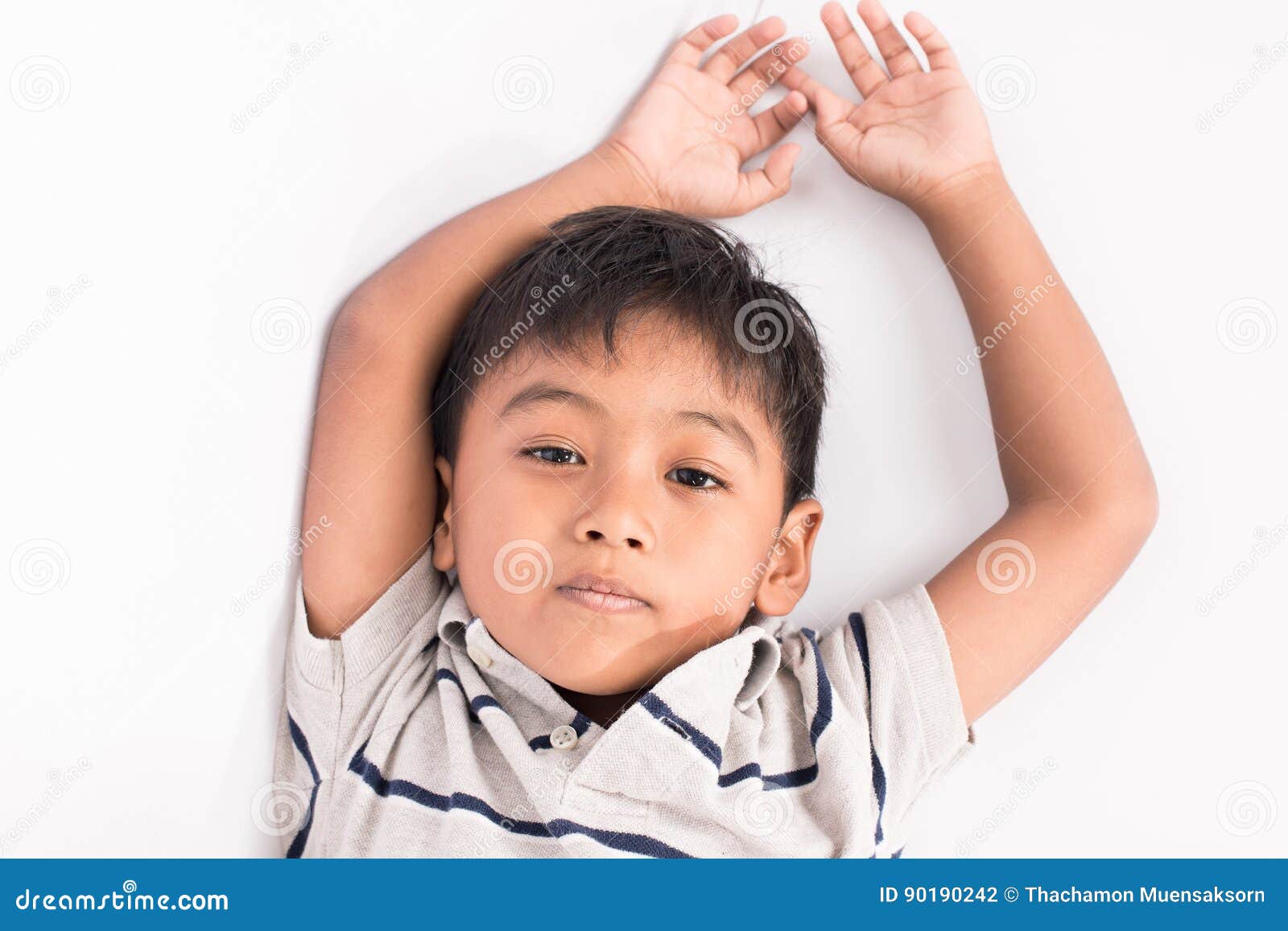 Face Little Boy on White Background Stock Photo - Image of people, look ...