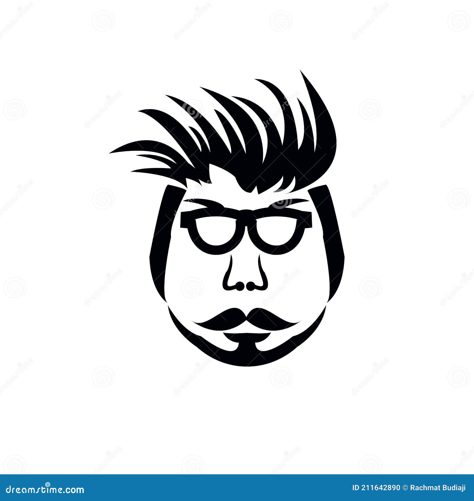 Face Logo Vector Design Project Stock Vector - Illustration of face ...