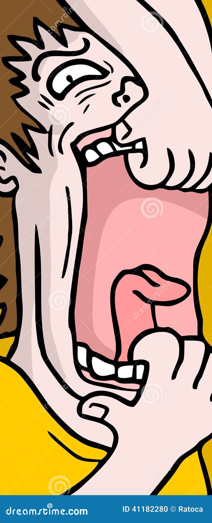 Face louca ilustração do vetor. Ilustração de simpatia - 41182280