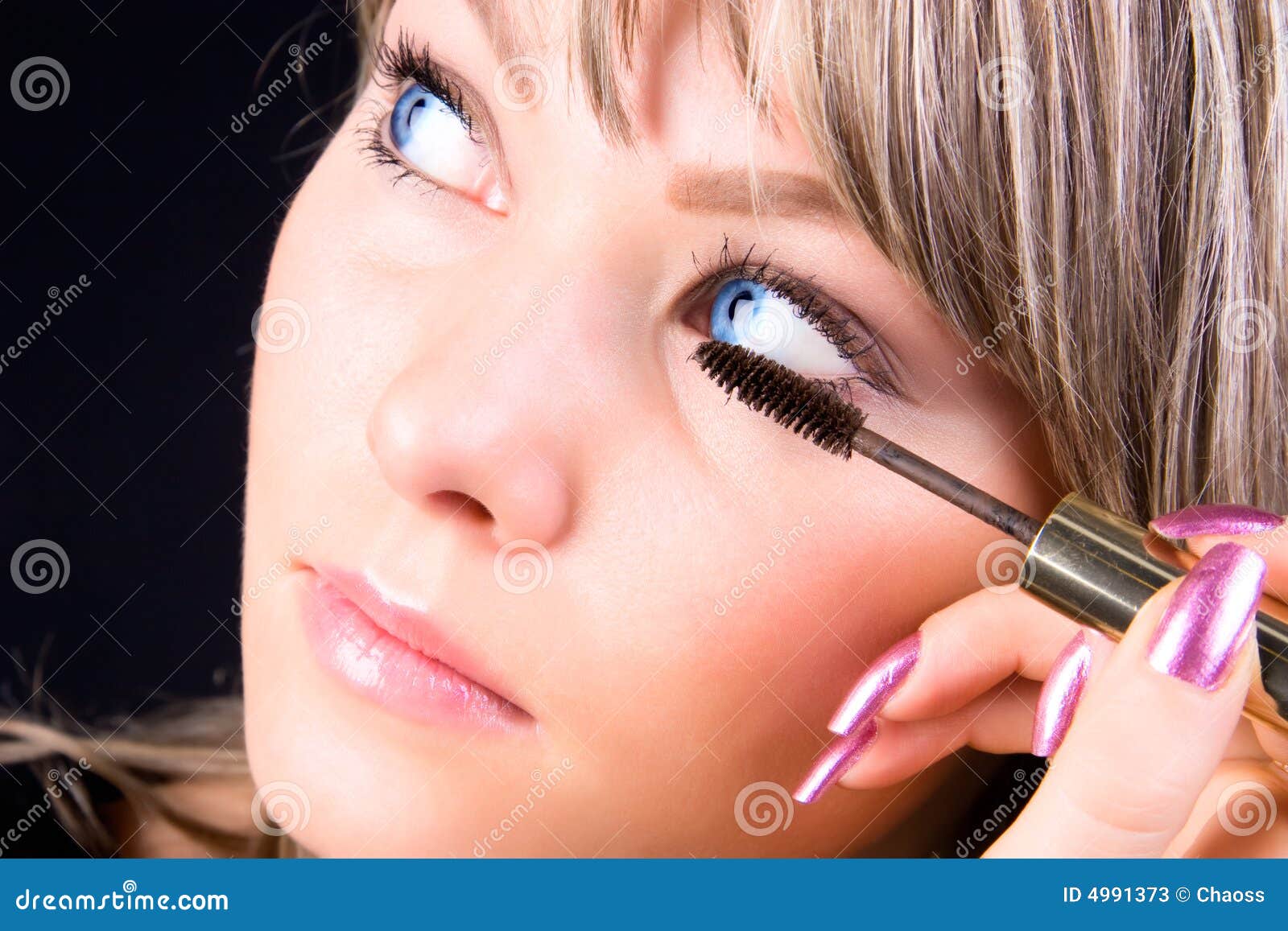 Face make-up stock image. Image of adult, beautiful, makeup - 4991373