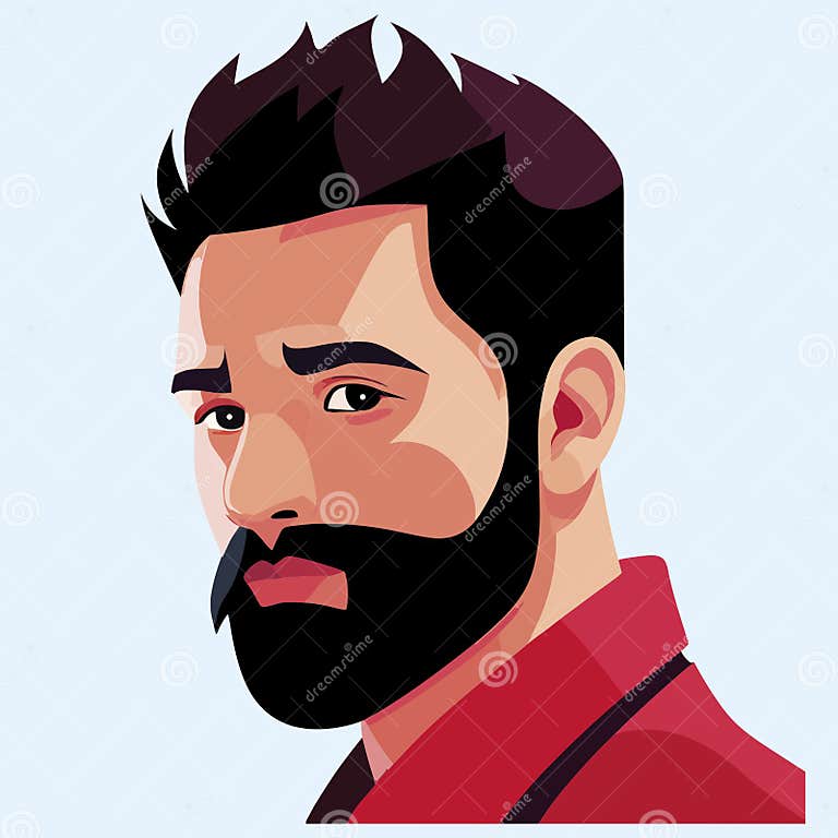 Face man stock vector. Illustration of face, businessman - 278127464