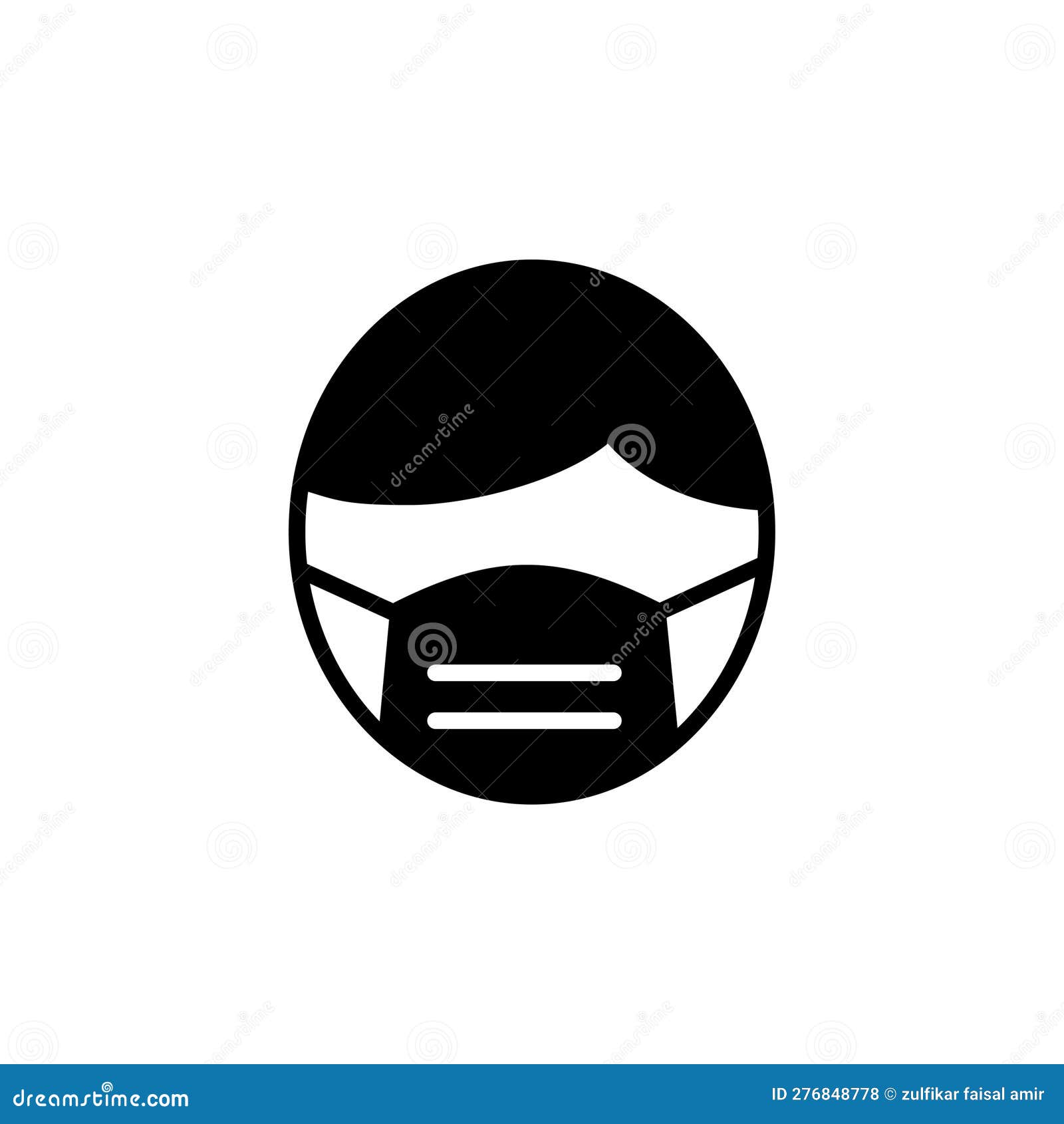 Face Mask Icon . Medical Face Mask Icon Stock Vector - Illustration of ...