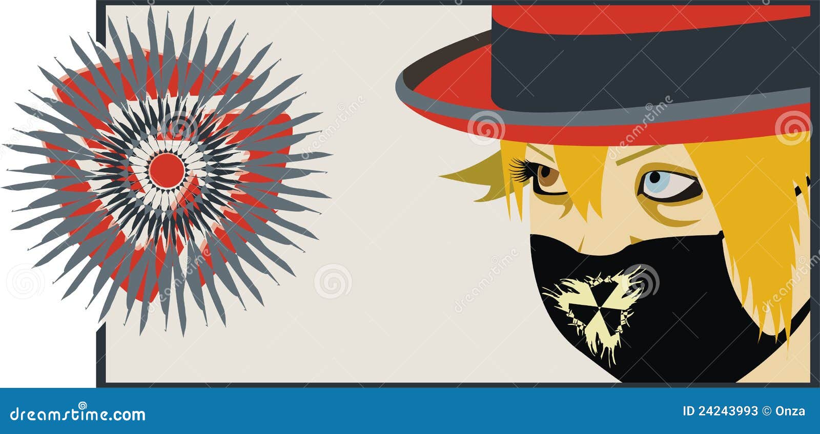 Face Mask Radiation stock vector. Illustration of safeguard - 24243993