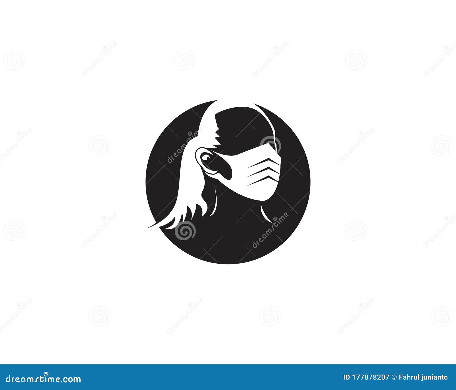 Face Masks Human Image Vector Illustration Stock Illustration ...
