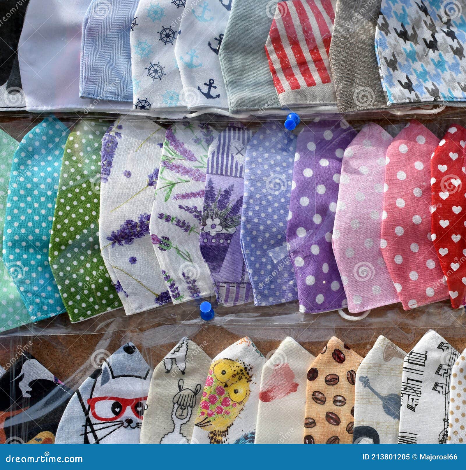 Face Masks Made from Textile Stock Image - Image of equipment ...