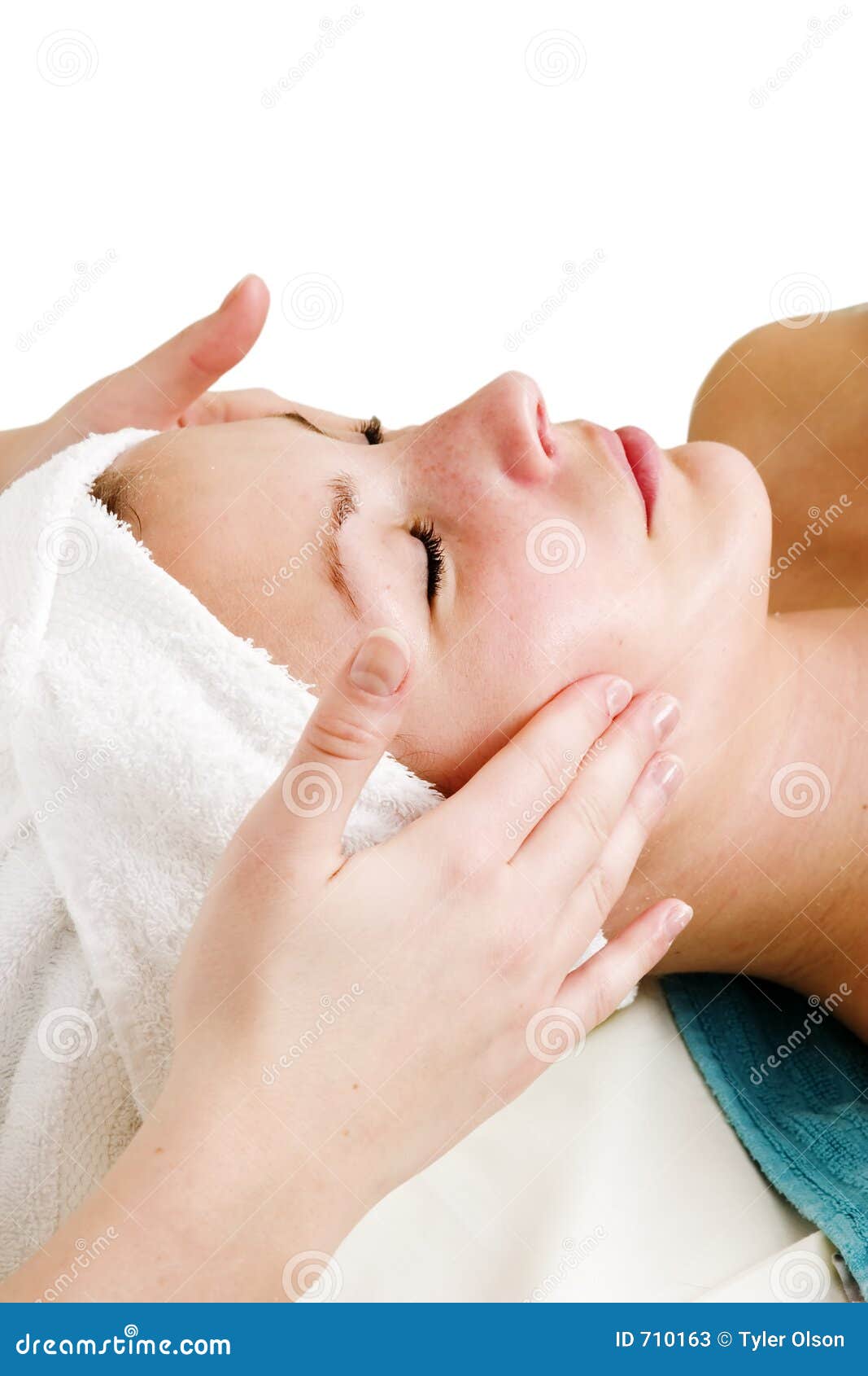 Face Massage at Spa stock image. Image of health, clean - 710163