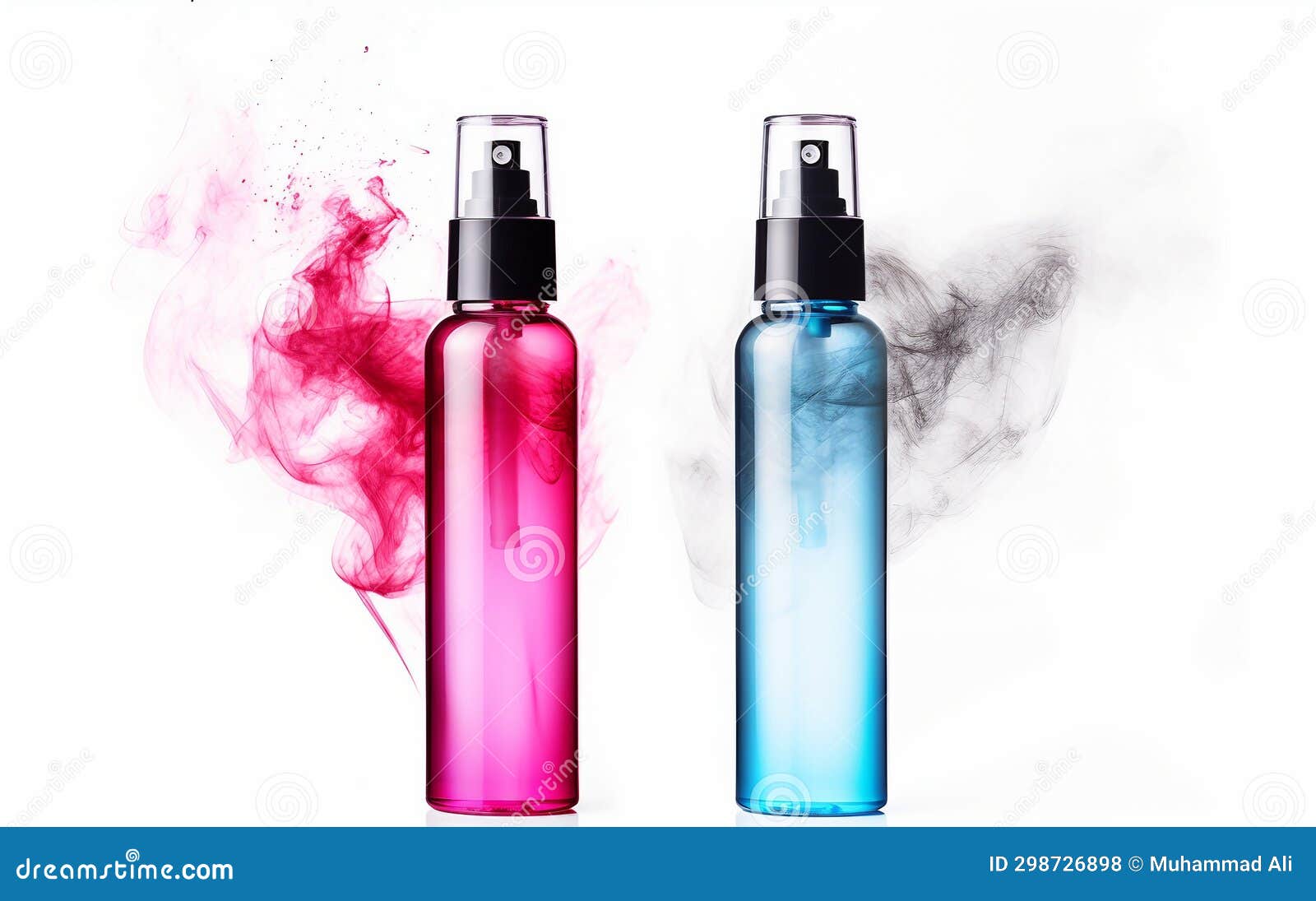Face Mist Spray on White Background Stock Illustration - Illustration ...