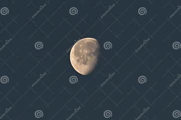 The face of the moon. stock photo. Image of full, surface - 291099268