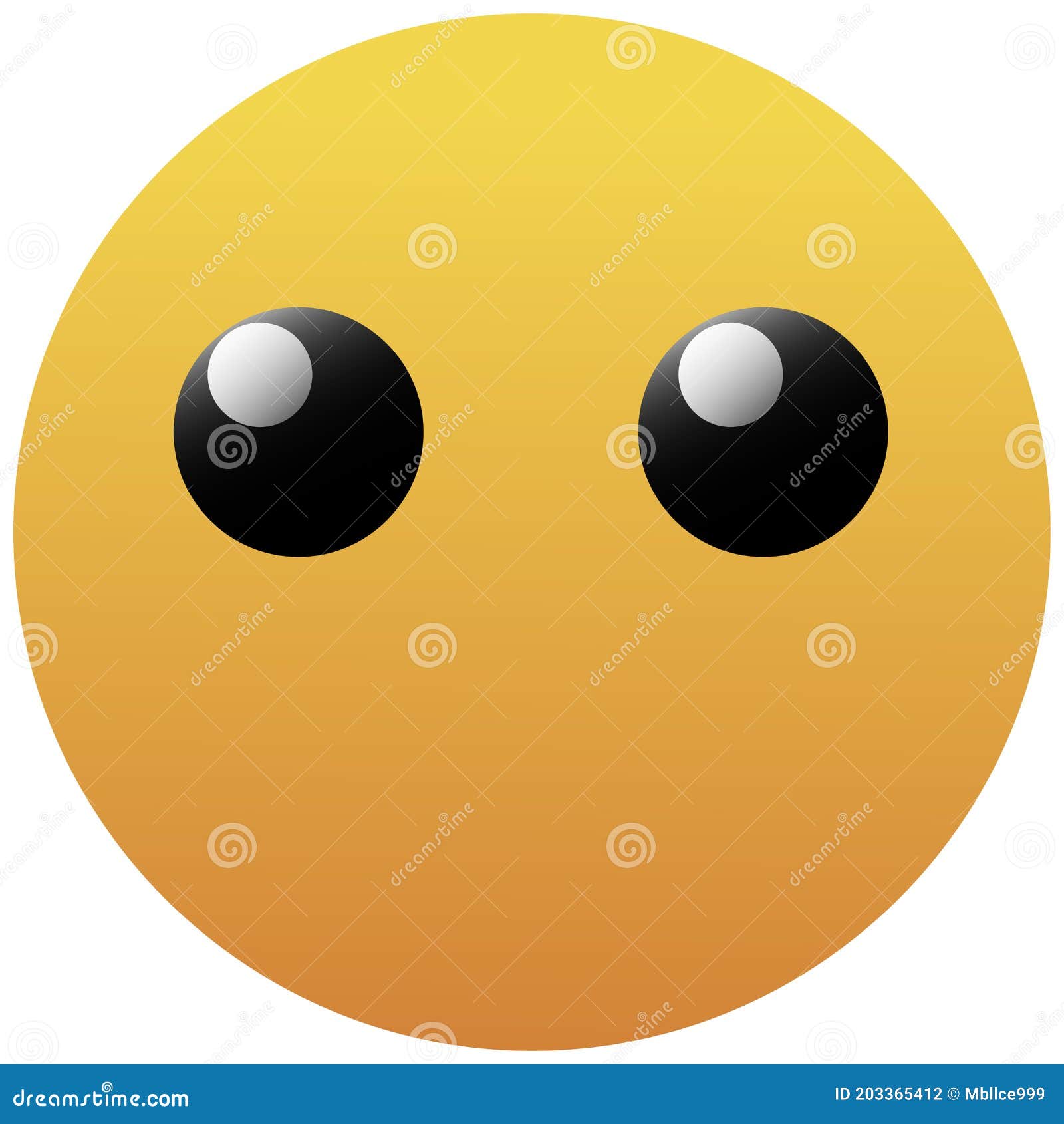 Mouthless Emoji Cartoon Vector | CartoonDealer.com #187043171