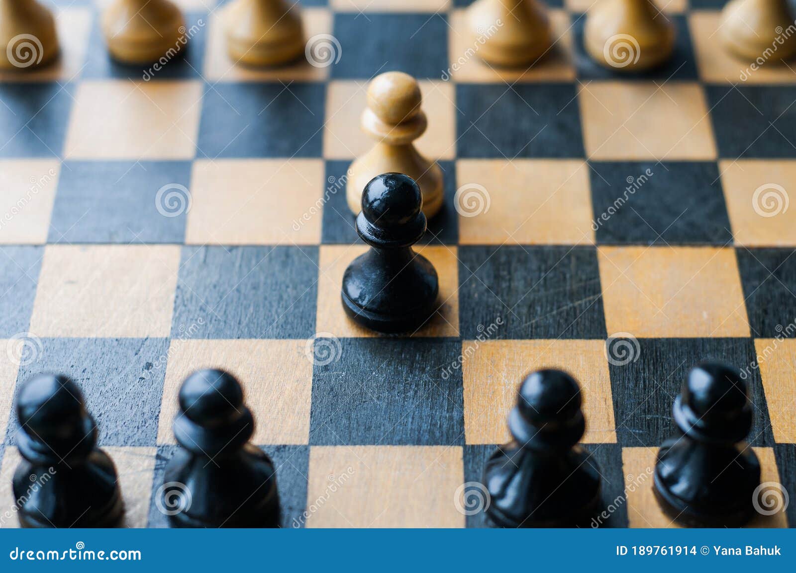 Face Off. Chessboard. a Game of Chess. Grand Master Stock Photo - Image ...