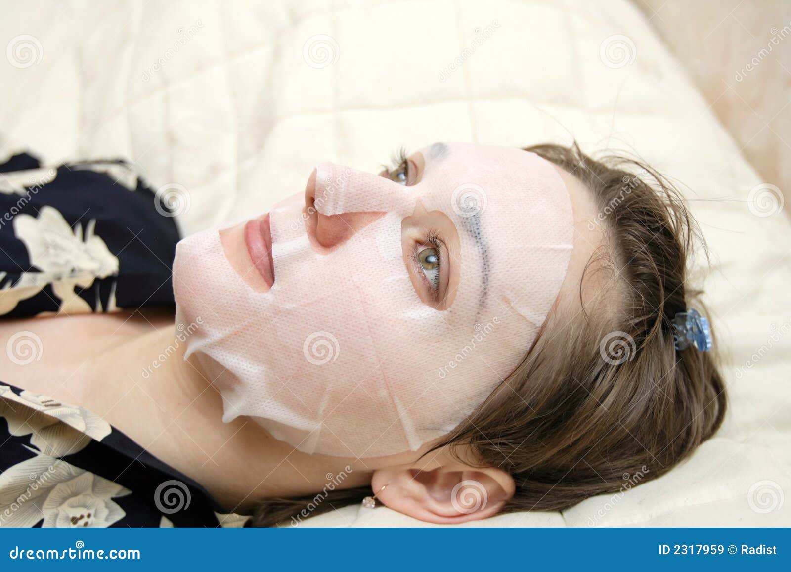 Face pack stock image. Image of facial, healthy, portrait - 2317959