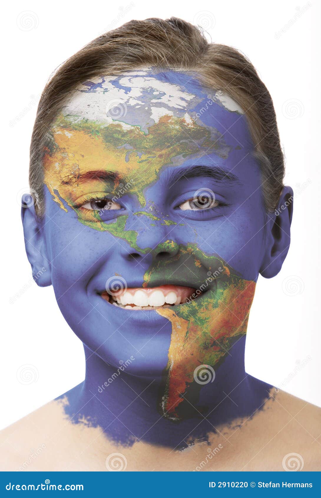 Face paint - America stock photo. Image of expression - 2910220