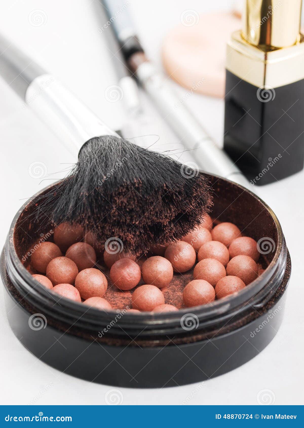 Face pearls, make up stock photo. Image of pearls, single - 48870724